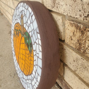 Pumpkin Mosaic Garden Stone - Etsy