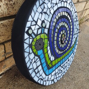 Snail Mosaic Garden Stone - Etsy