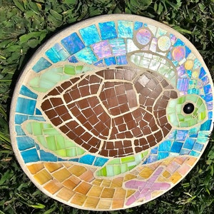 14 Sea Turtle Mosaic Garden Stepping Stone - Etsy