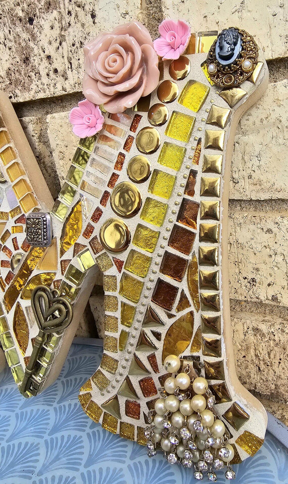 Mosaic Personalized Customizable Initial Letter Wall Hanging (any Size ...