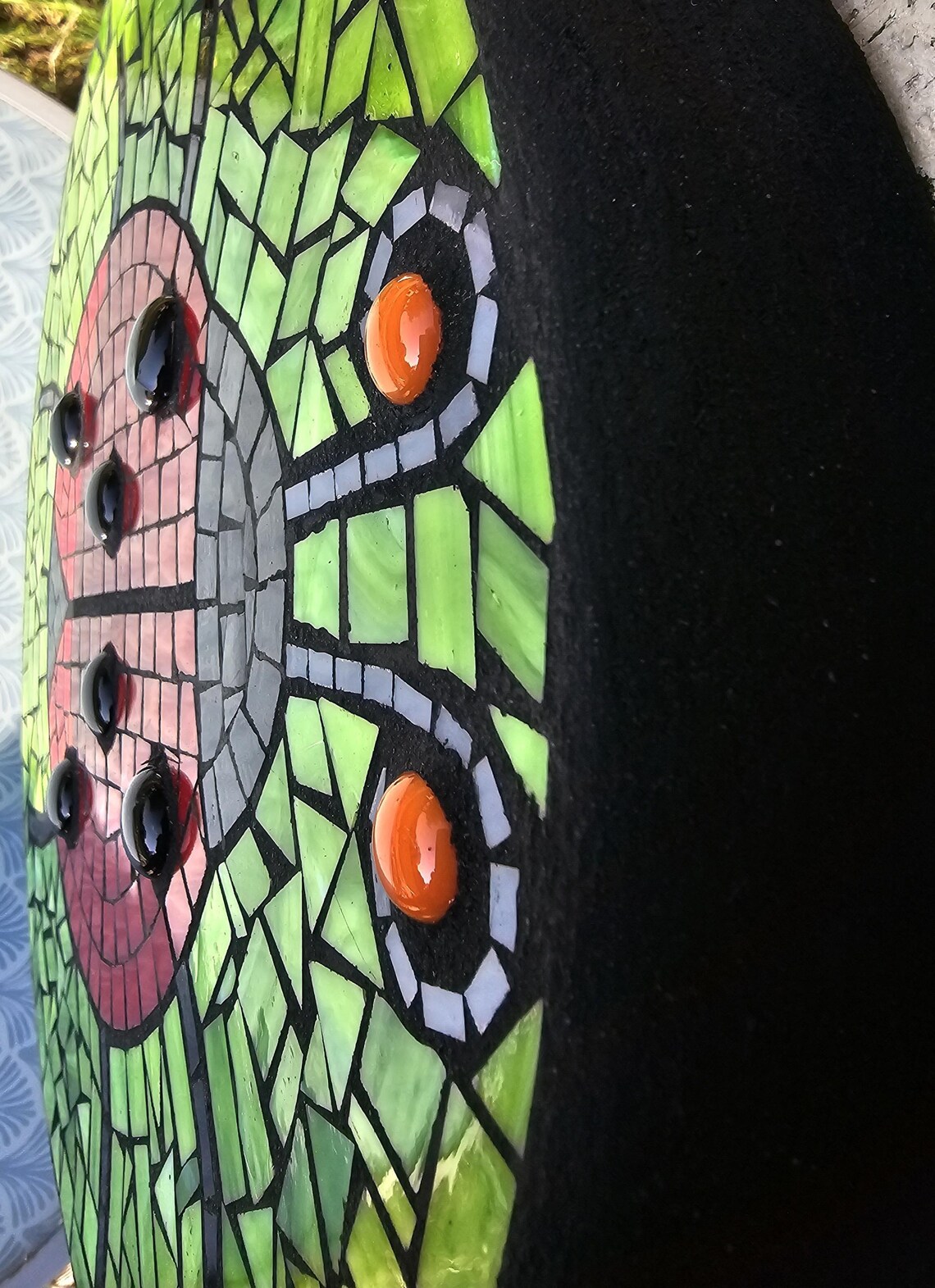 Ladybug Mosaic Garden Stone - Etsy