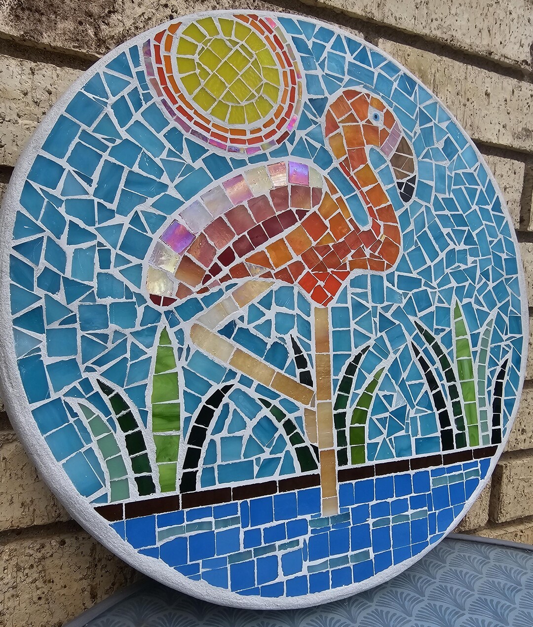 14 Flamingo Mosaic Garden Stepping Stone - Etsy