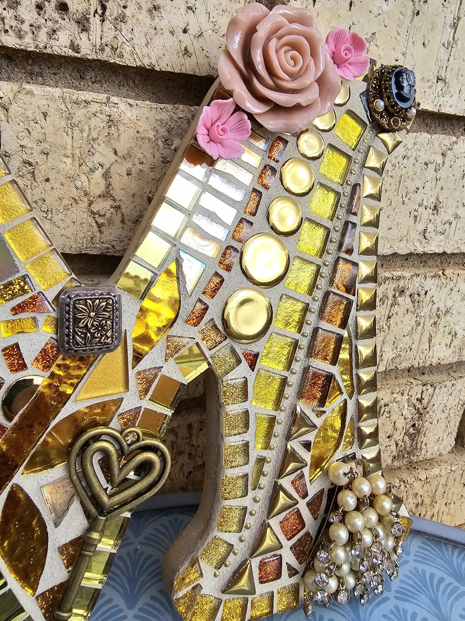Mosaic Personalized Customizable Initial Letter Wall Hanging (any Size ...