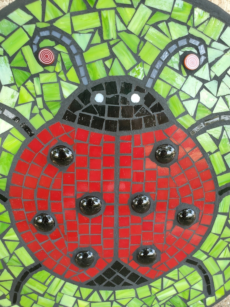 14 Ladybug Mosaic Garden Stepping Stone - Etsy