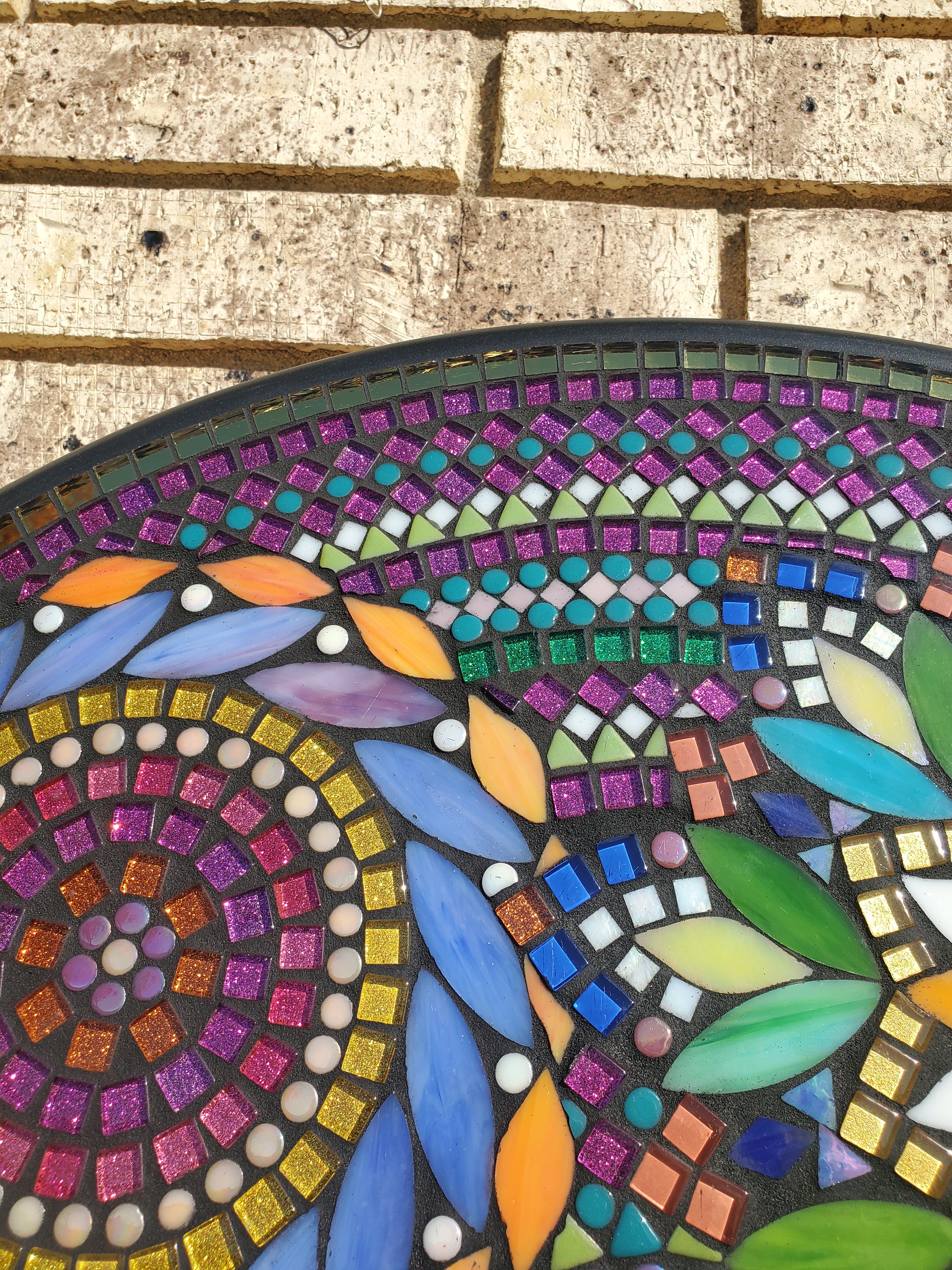24 Custom Mosaic Tile Hand Decorated Table - Etsy