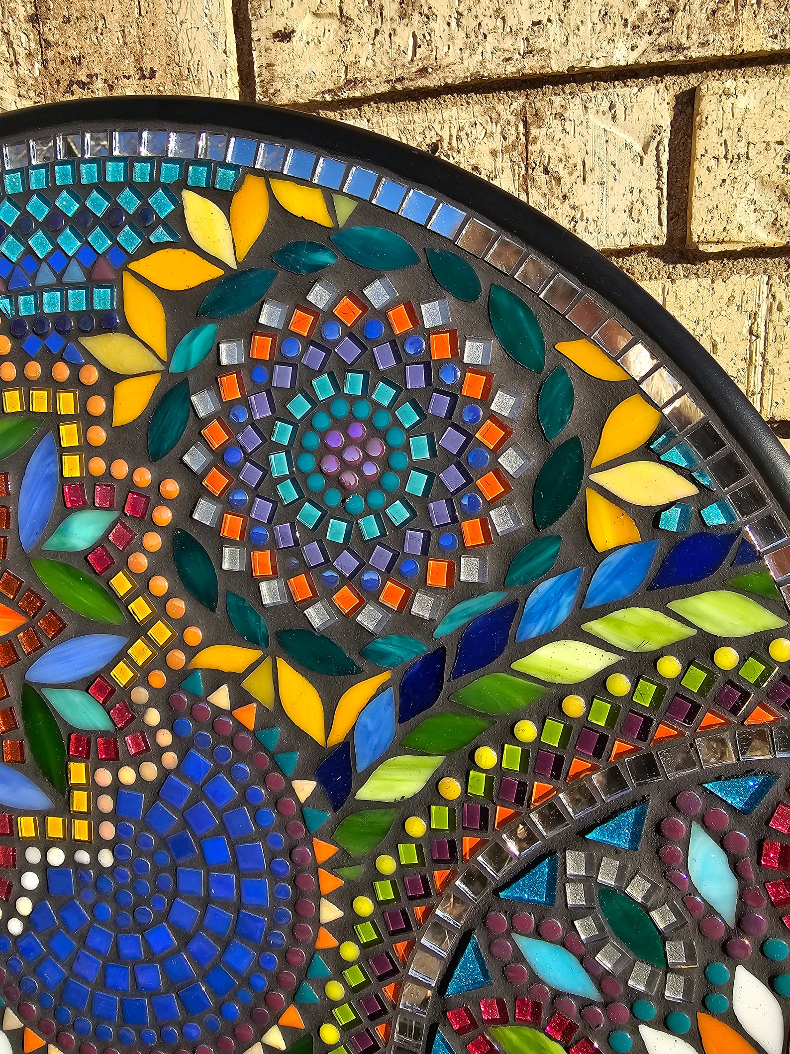 24 Custom Mosaic Tile Hand Decorated Table - Etsy