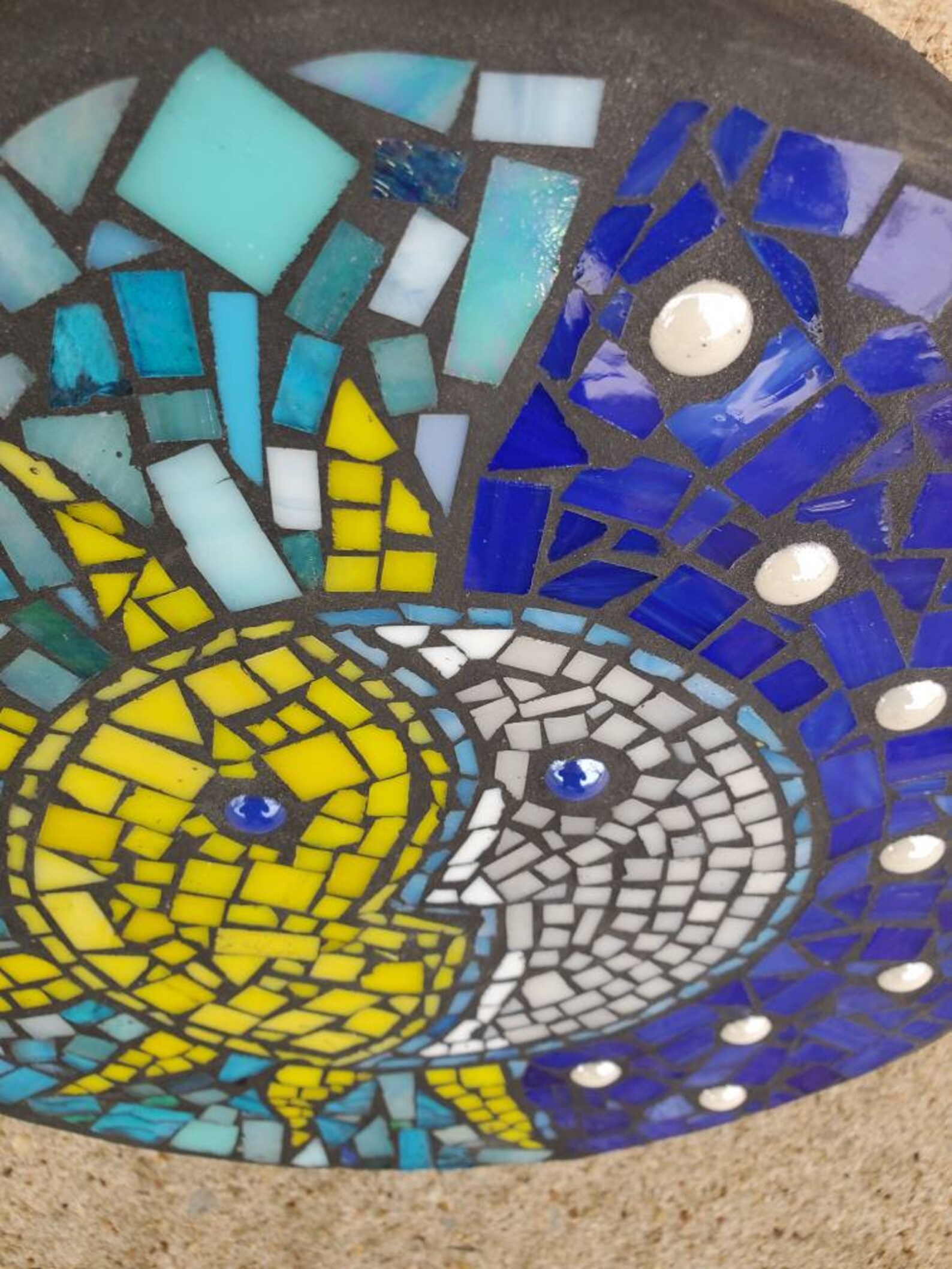 12 Sun and Moon Mosaic Garden Stepping Stone - Etsy