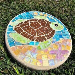 14 Sea Turtle Mosaic Garden Stepping Stone - Etsy