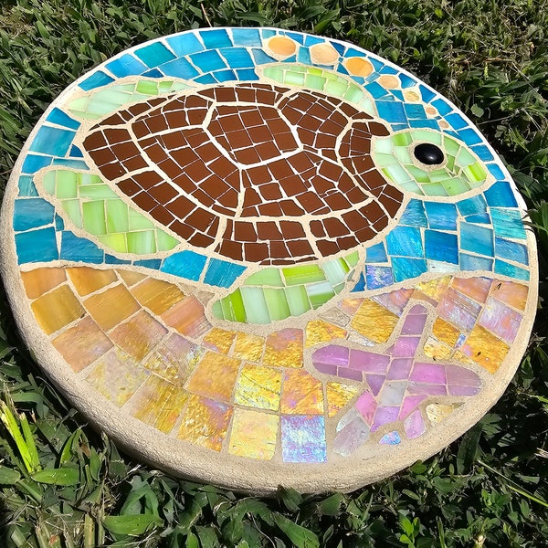 Sea Turtle Mosaic - Etsy