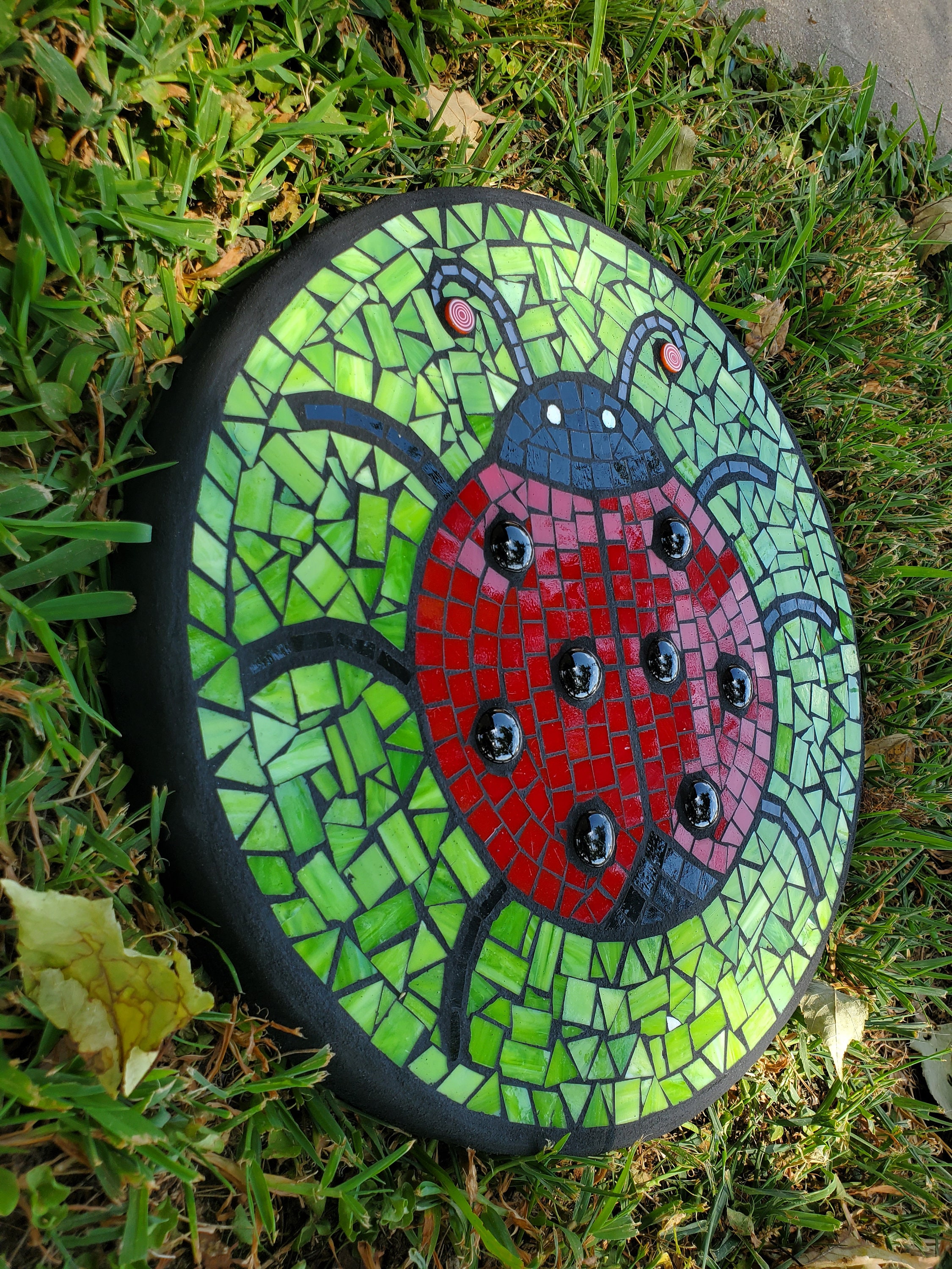 14 Ladybug Mosaic Garden Stepping Stone - Etsy