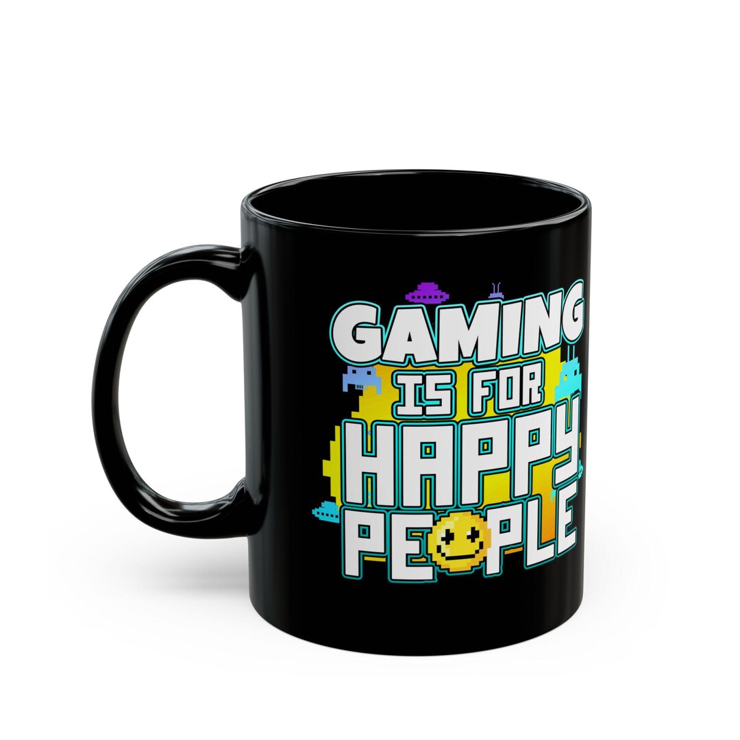 Gen Z Gamer Mug Happy People Gaming Coffee Cup Trendy Gamer Gift Video ...
