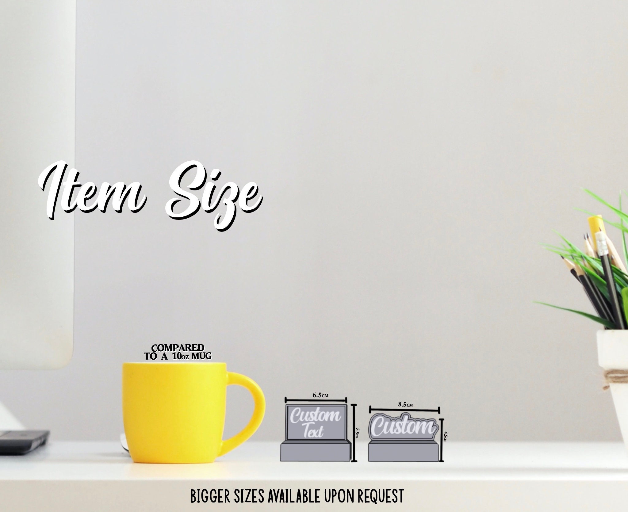 Custom 3D Printed Light UP LED Signs | Etsy