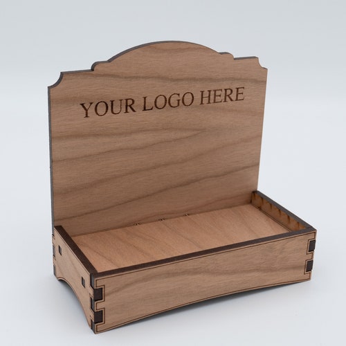 Laser Business Card Holder for Glowforge SVG File Business - Etsy