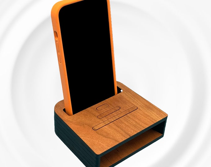 Wooden Passive Amplifier and Phone Stand - Etsy