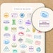 GROCERY BAG Mini Icon Stickers / Minimal Functional Planner Stickers ...