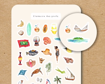 Maldives Stickers - Etsy