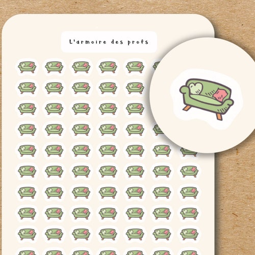 SOFA Icon Stickers / Therapy Icon Planner Stickers - Etsy