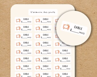 Cable Stickers - Etsy