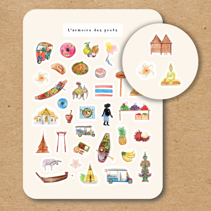 Thai Sticker - Etsy
