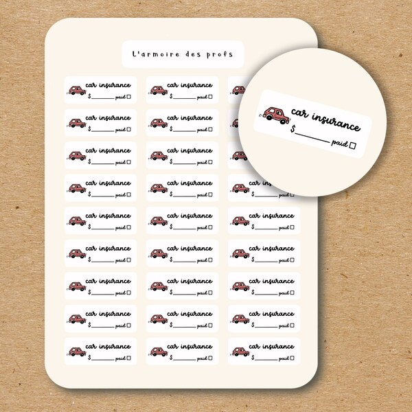 Insurance Stickers - Etsy