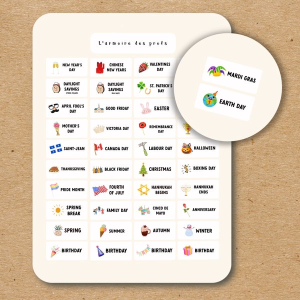 Calendar Reminder Stickers - Etsy