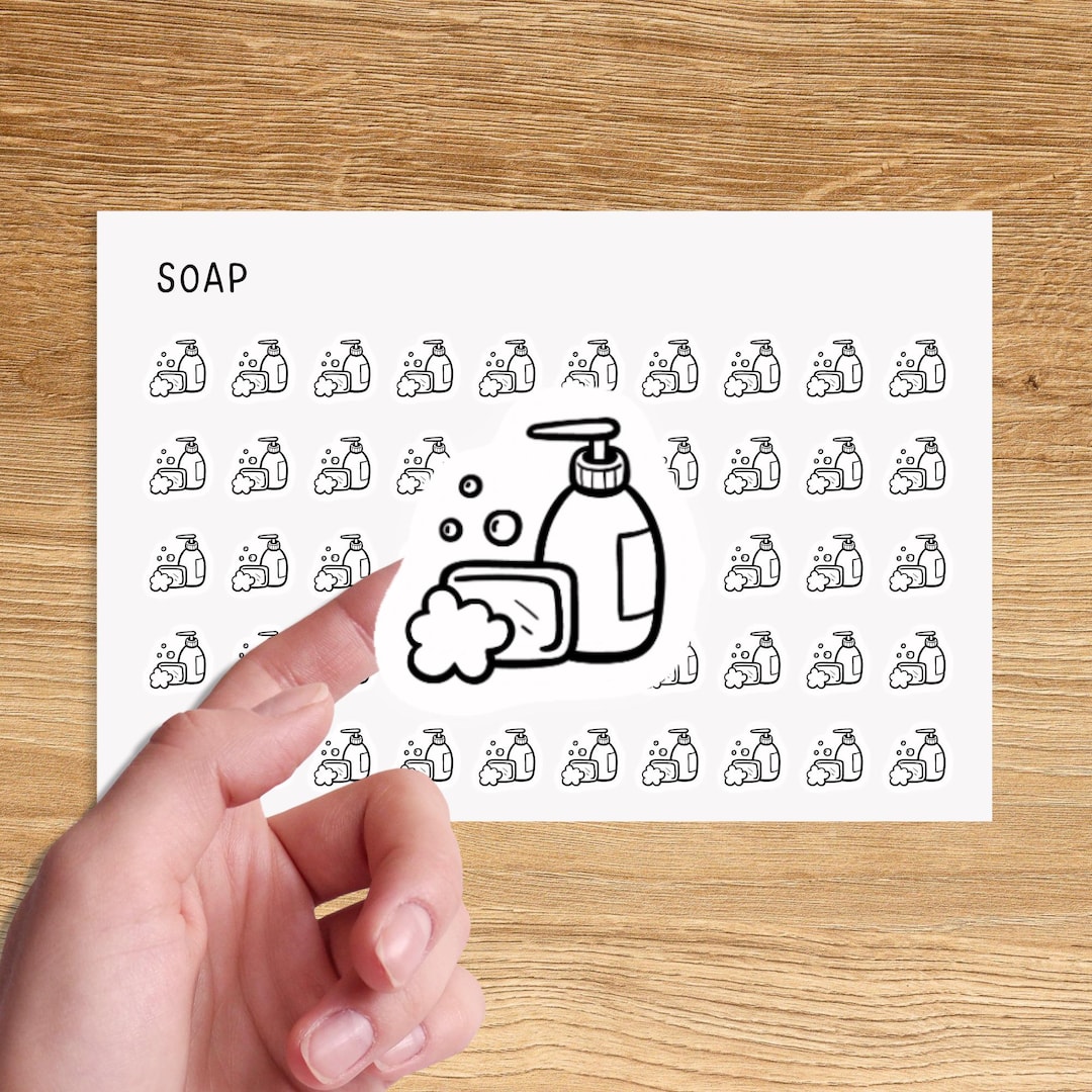 SOAP Mini Icon Stickers for Planner / Household Icon Stickers ...