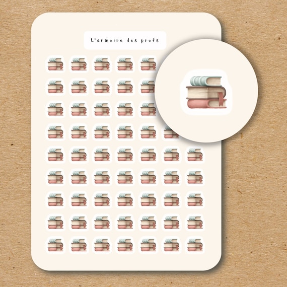 BOOK Icon Stickers for Planner / Reading Planner Sticker / - Etsy