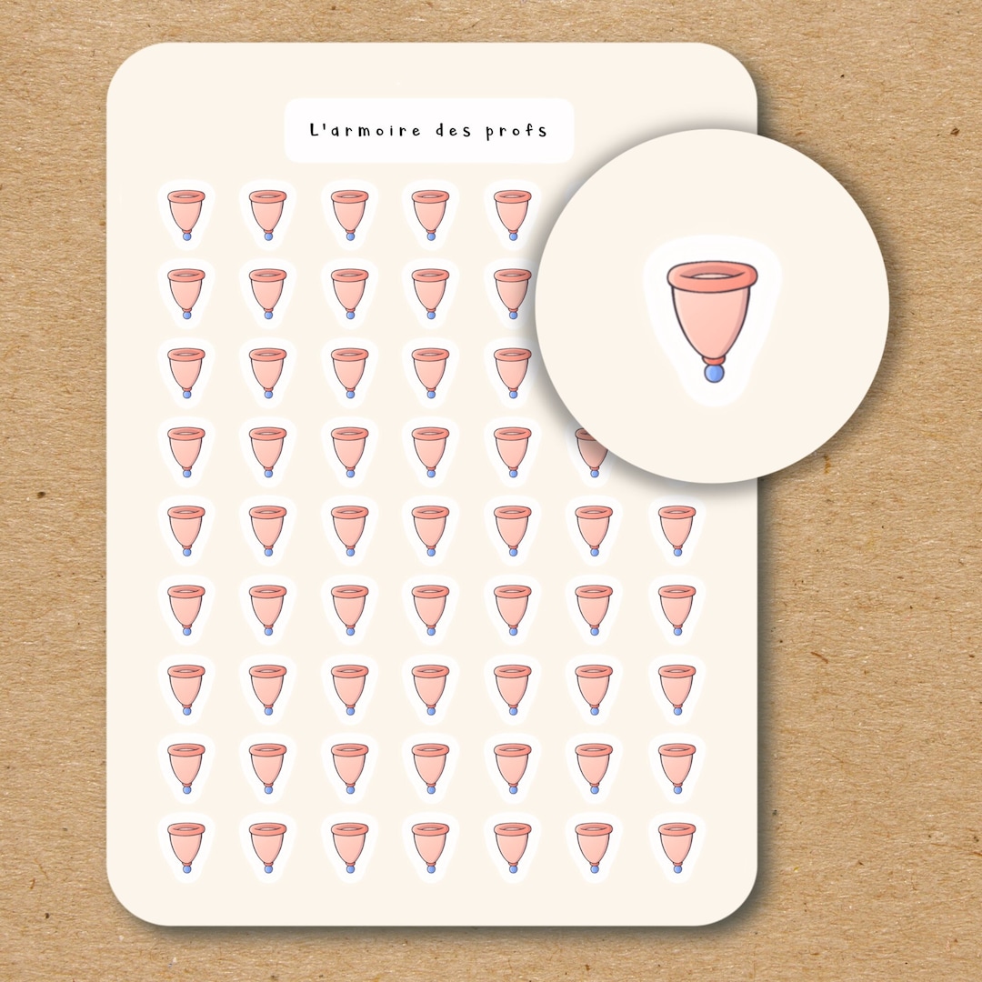 PERIOD Tracker Stickers / Menstrual Cycle Planner Stickers - Etsy