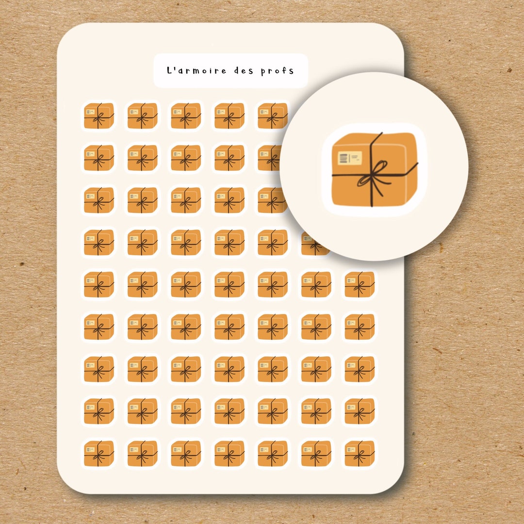 MAIL Icon Planner Stickers, Postage Stickers for Planner, Post Office ...