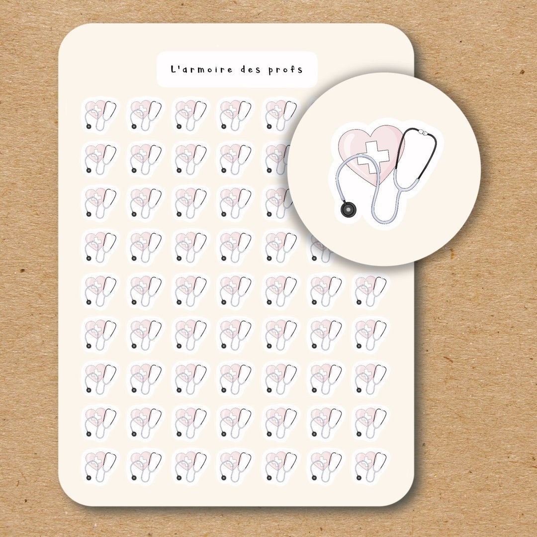 HEALTHCARE Planner Stickers, Medical Stickers, Doctor Hospital Stickers ...