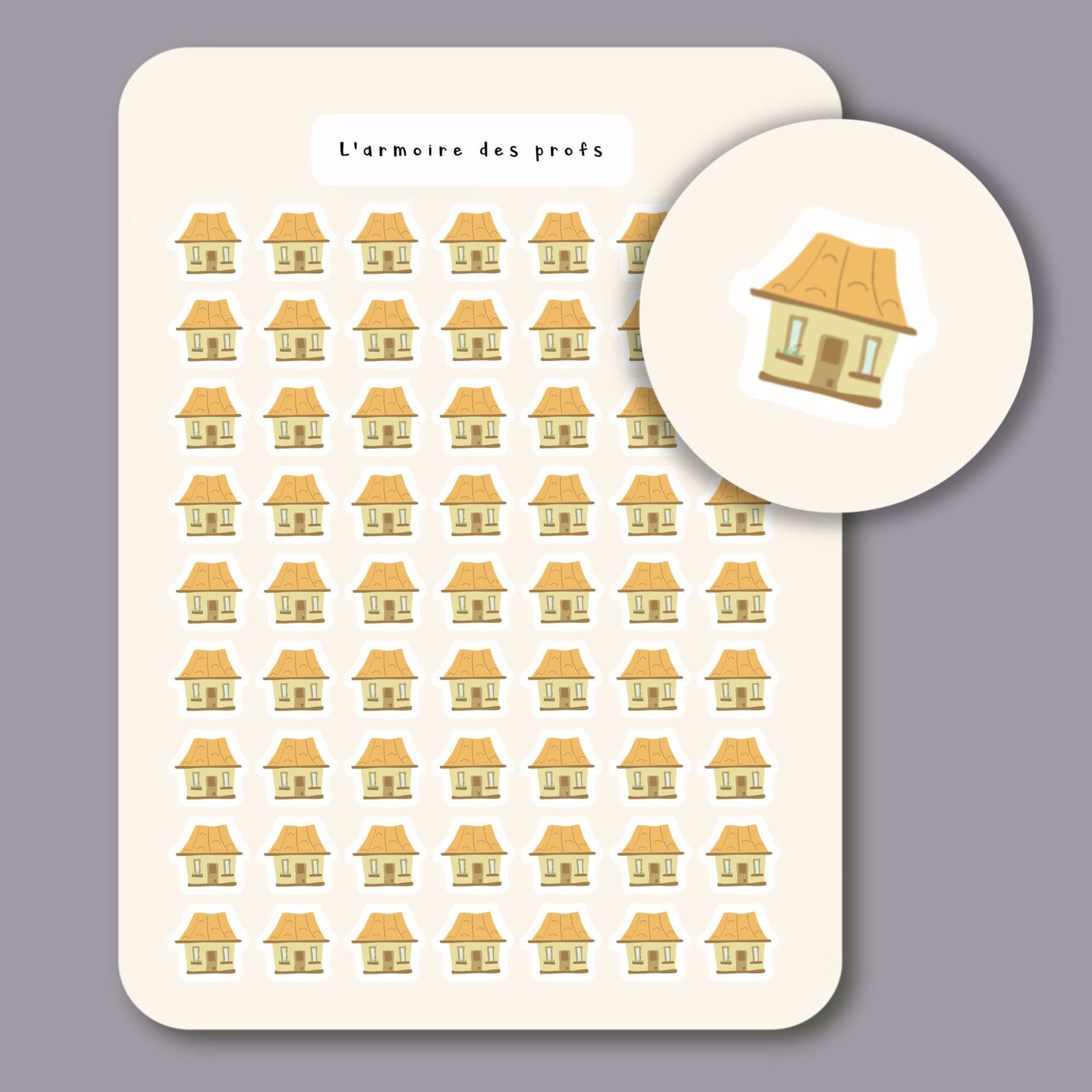 HAUS Sticker / Home Icon Aufkleber | Etsy