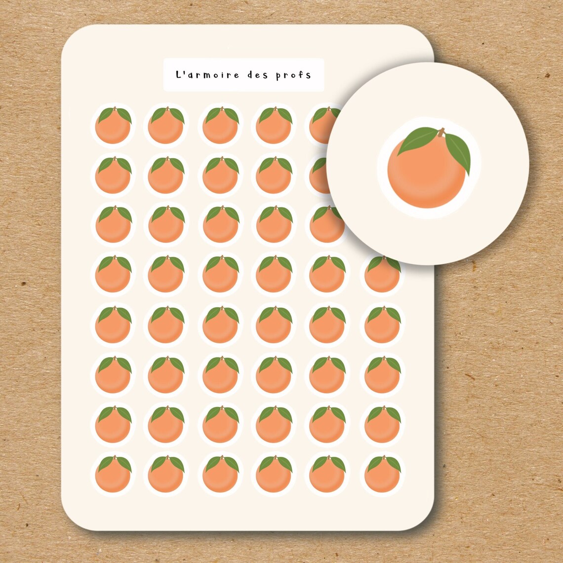 PEACH Icon Stickers / Fruit Planner Stickers - Etsy
