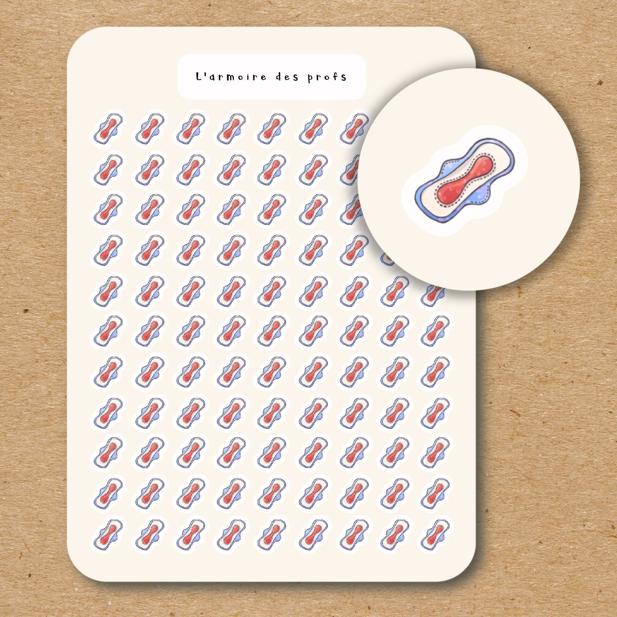 PERIOD Tracker Stickers / Menstrual Cycle Planner Stickers - Etsy