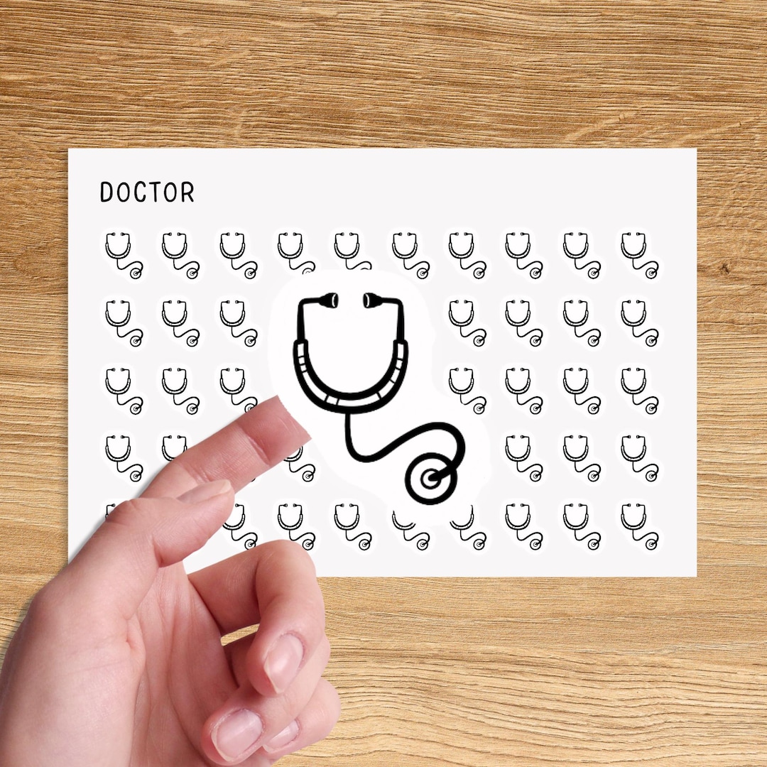 DOCTOR APPT Mini Icon Stickers for Planner / Doctor Appointment Icon ...