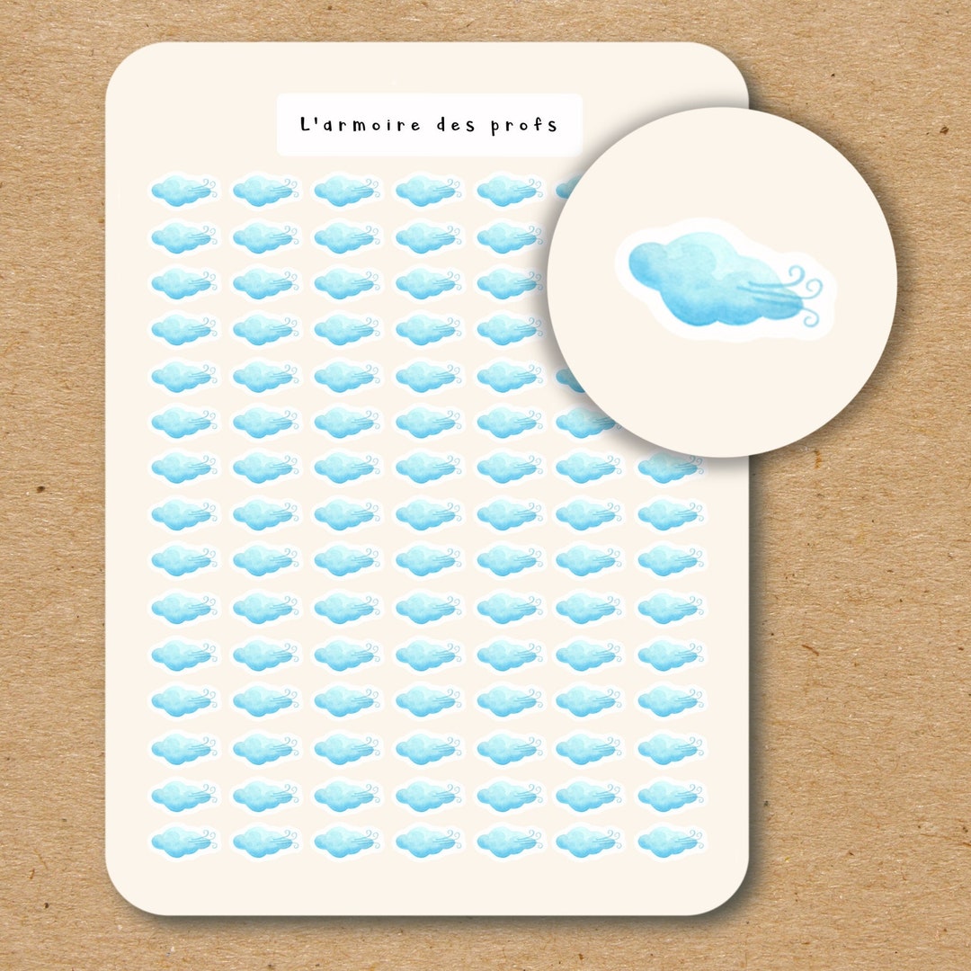 WIND Icon Stickers / Weather Planner Stickers / Weather Tracker ...