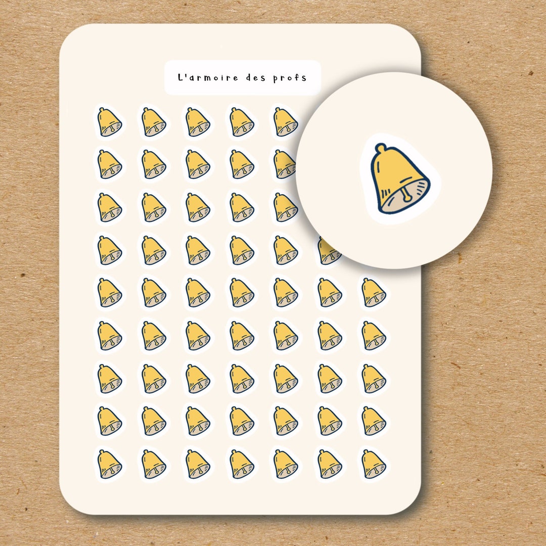 BELL Icon Stickers for Planner / Christmas Icon Stickers / Holiday ...