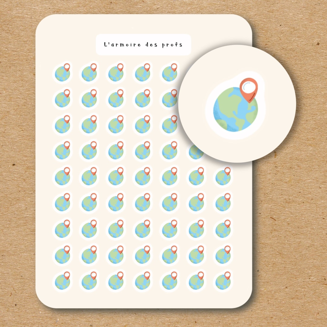 LOCATION Icon Stickers / Map Planner Stickers / Travel Stickers - Etsy