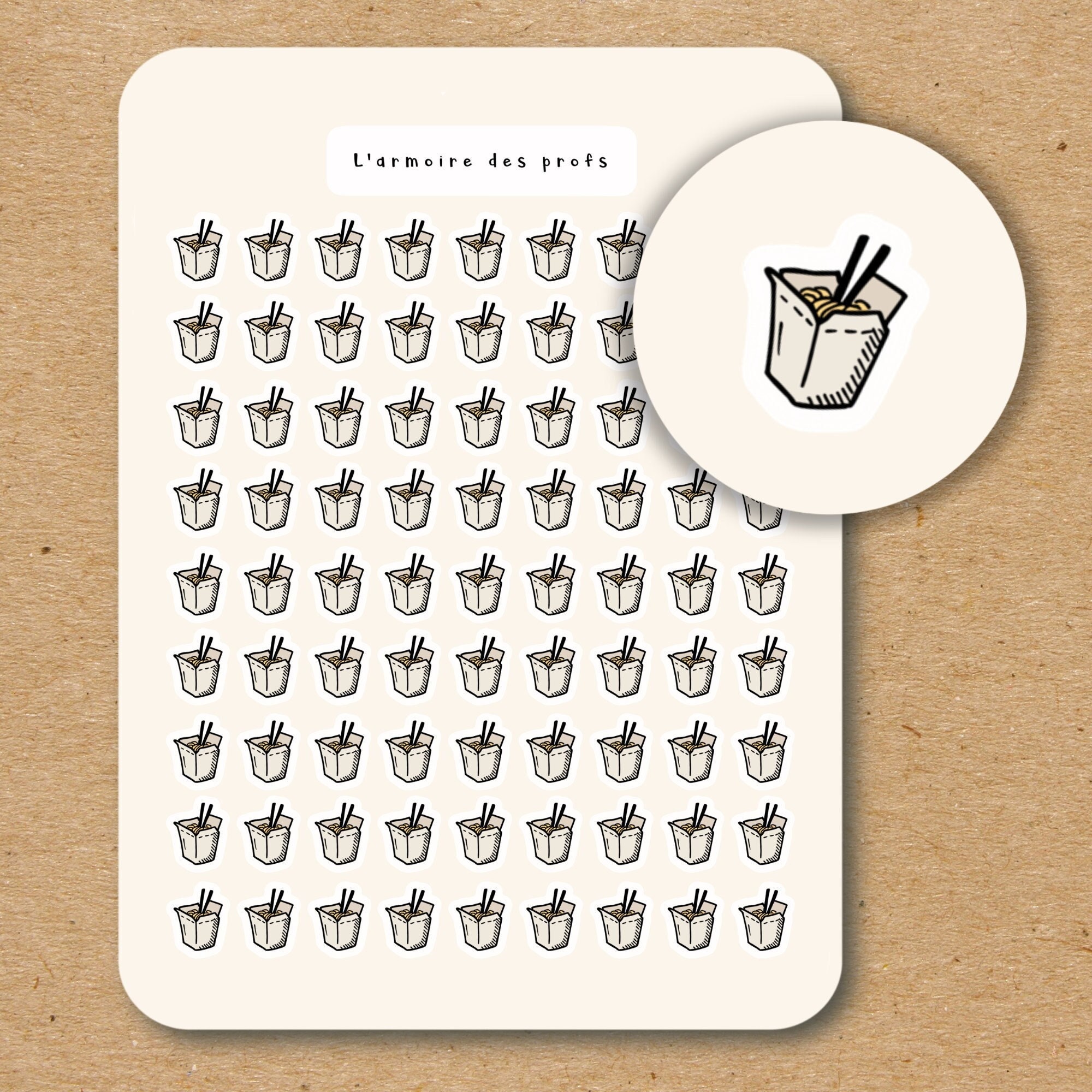 TAKE-OUT Icon Stickers / Meal Planner Stickers - Etsy