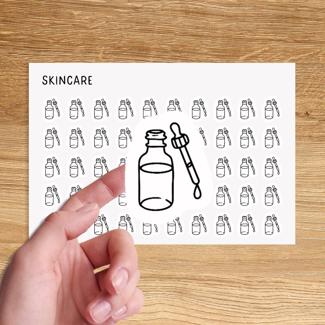 SERUM Mini Icon Stickers / Me Time Self-care Minimal Functional Planner ...