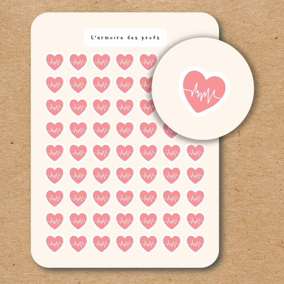 DOCTOR Icon Stickers for Planner / Medical Sticker Sheet / Heartbeat ...
