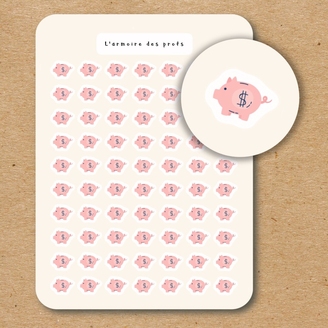 MONEY SIGN Sticker Sheet / Finance Icon Planner Stickers - Etsy