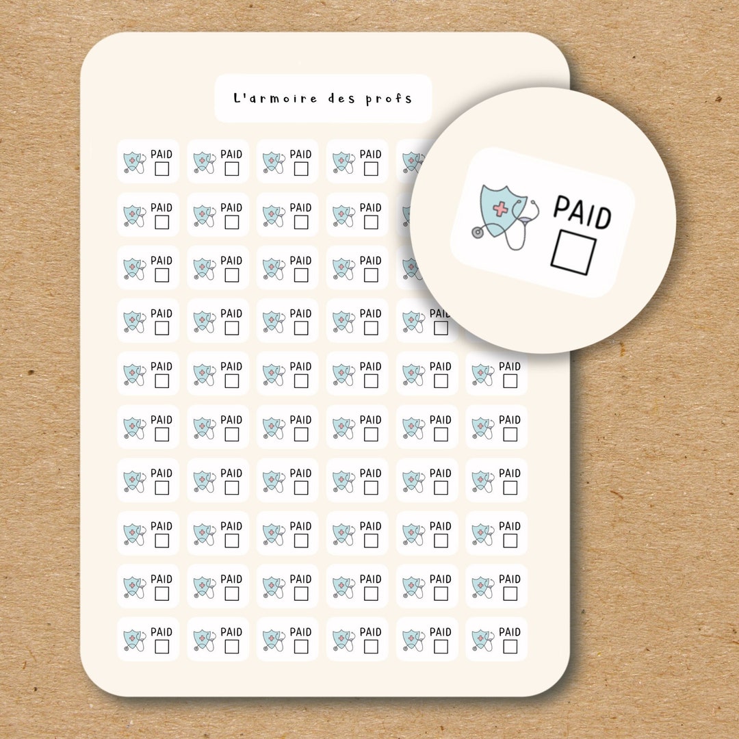 DOCTOR Budget Planner Stickers, Minimalist Planner, Expense Finance ...