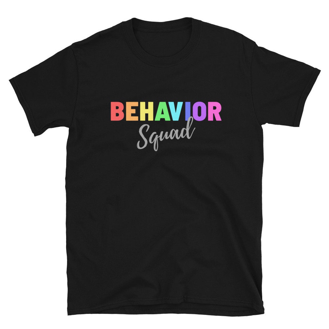 Behavior Squad ABA Shirt Behavior Specialist Shirt Sped Squad Behavior ...