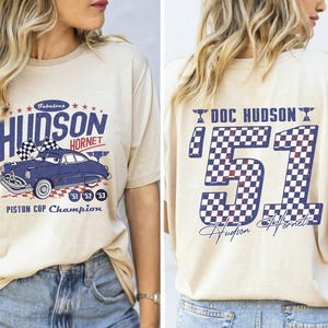 Vintage Doc Hudson 51 the Fabulous Hudson Hornet Cars Movie Shirts ...