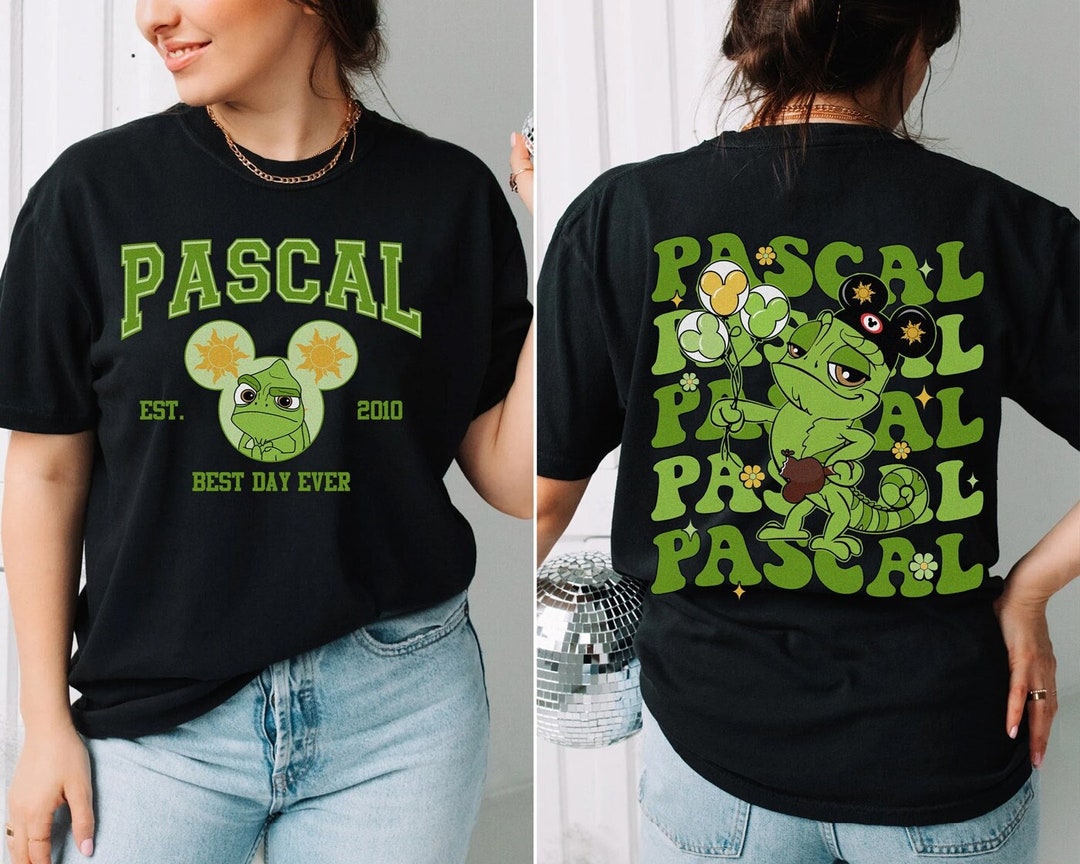 Retro Disneyland Pascal Floral Shirt, Rapunzel Princess Shirt ...