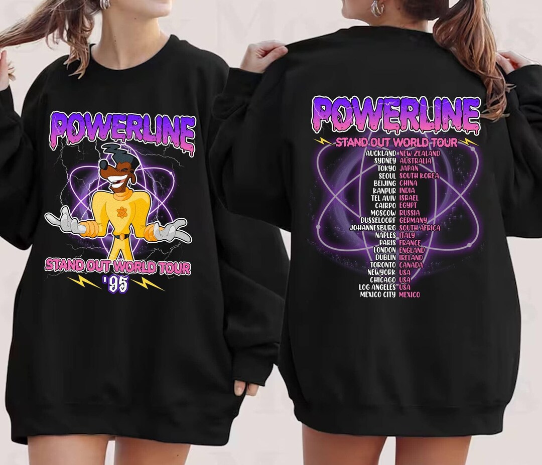 Powerline Goofy Movie Shirt, Vintage Powerline Stand Out Shirt, Goofy ...
