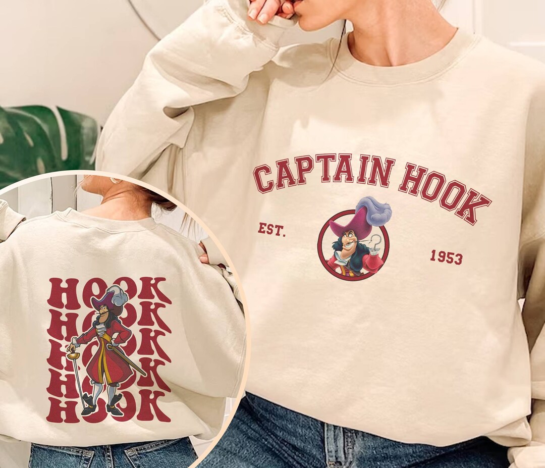 Captain Hook Shirt Villain Captain Hook Shirt Peter Pan - Etsy