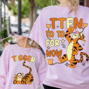 Two-sided Tigger TTFN Ta Ta for Now Shirt Shirt, Winnie the Pooh Shirt ...