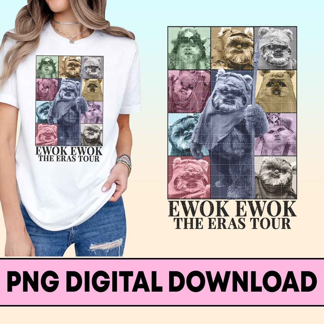 Ewok Ewok Starwars Eras Tour Png, Galaxy's Edge Hollywood Studios Png, Funny Ewok Png, WDW ...