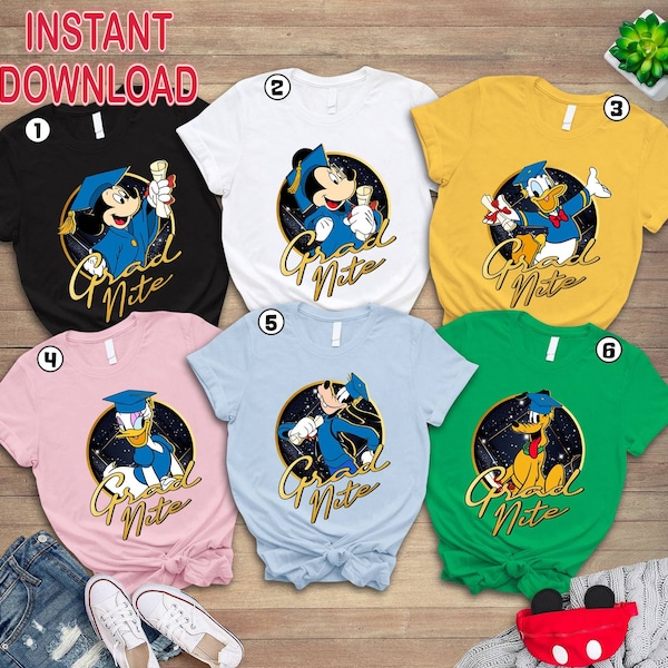 Mickey Grad Clipart - Etsy